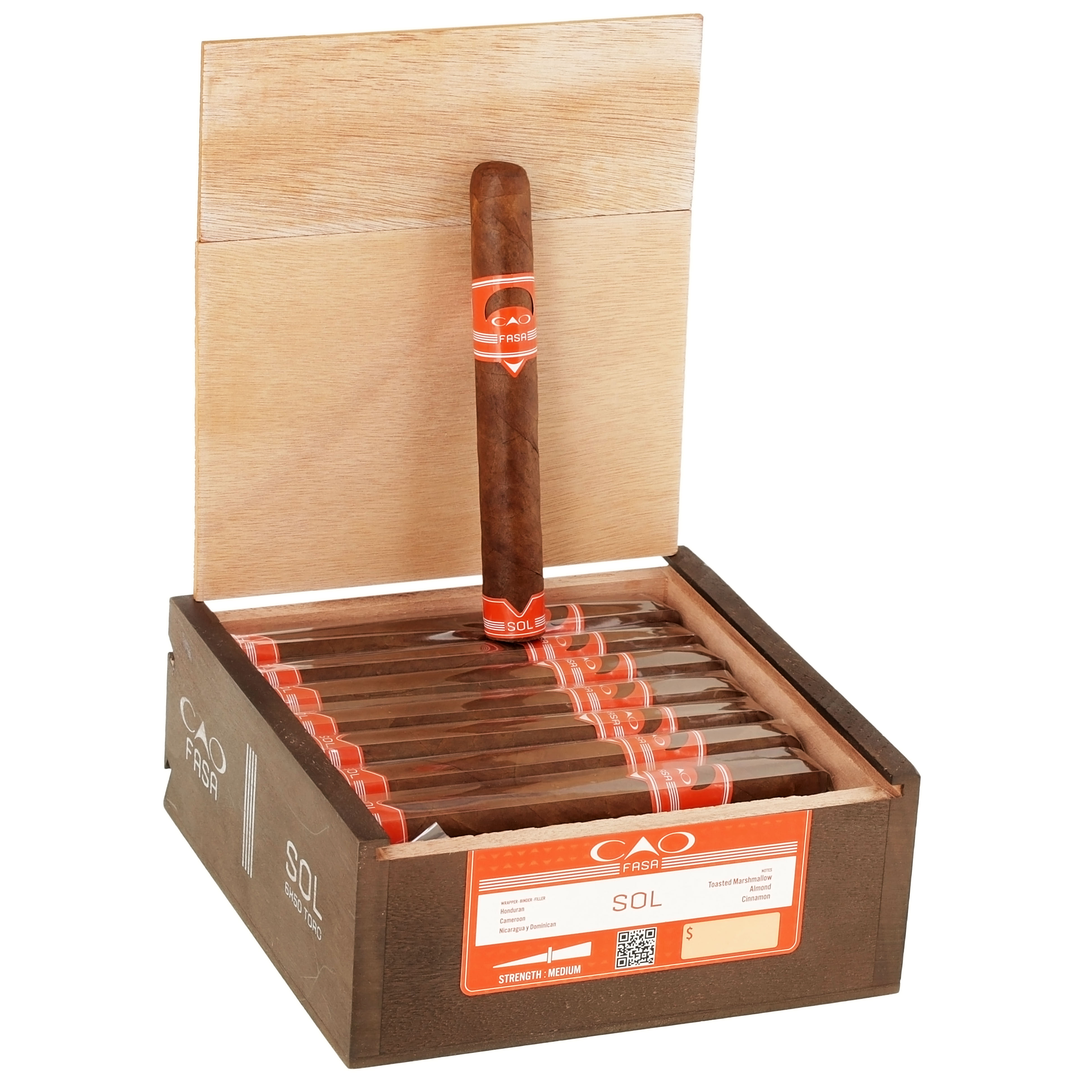 General cigar co. CAO Fasa SOL Toro Box | Old Havna Cigar Company